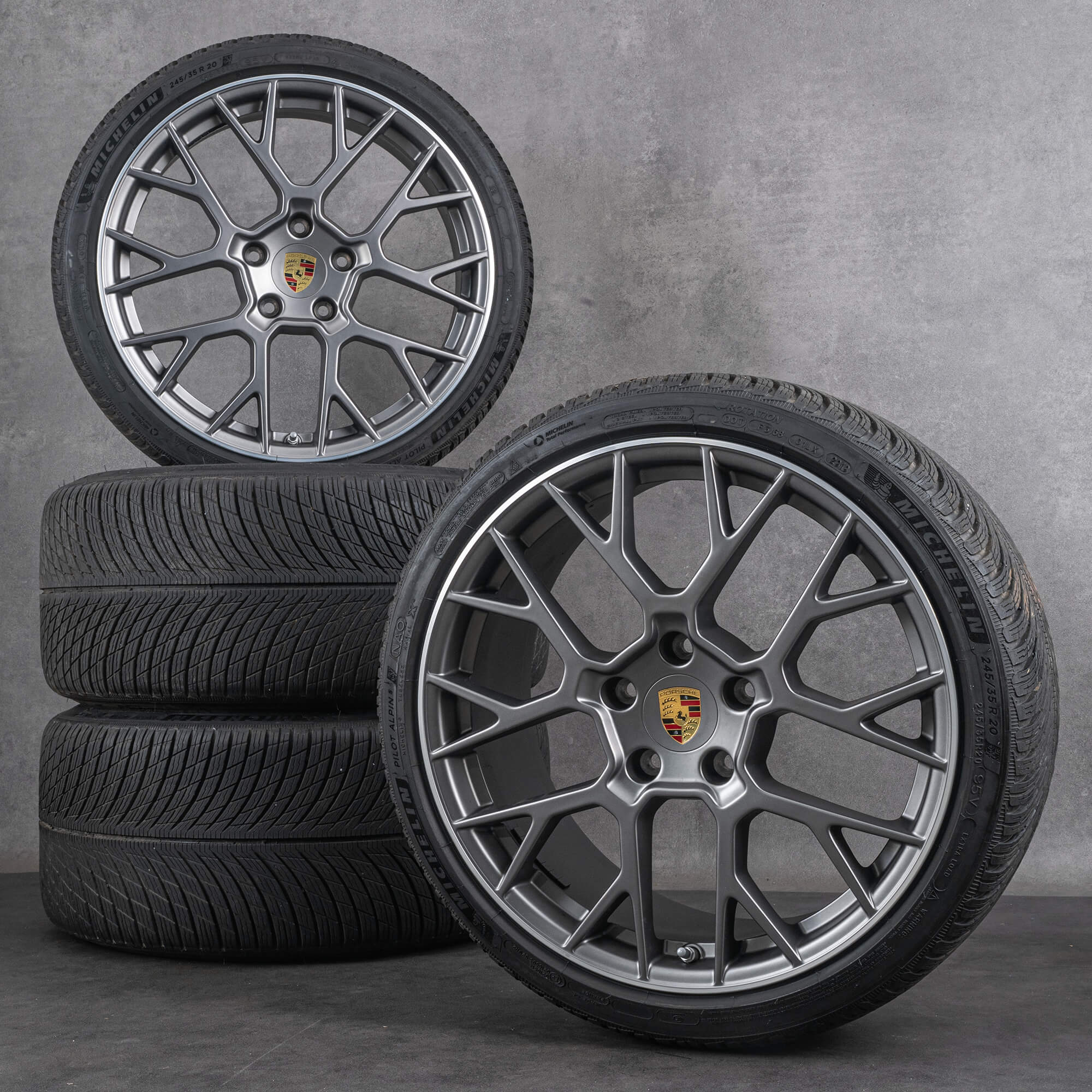Original Porsche 992 rims 20 21 inch RS Spyder winter wheels winter tires