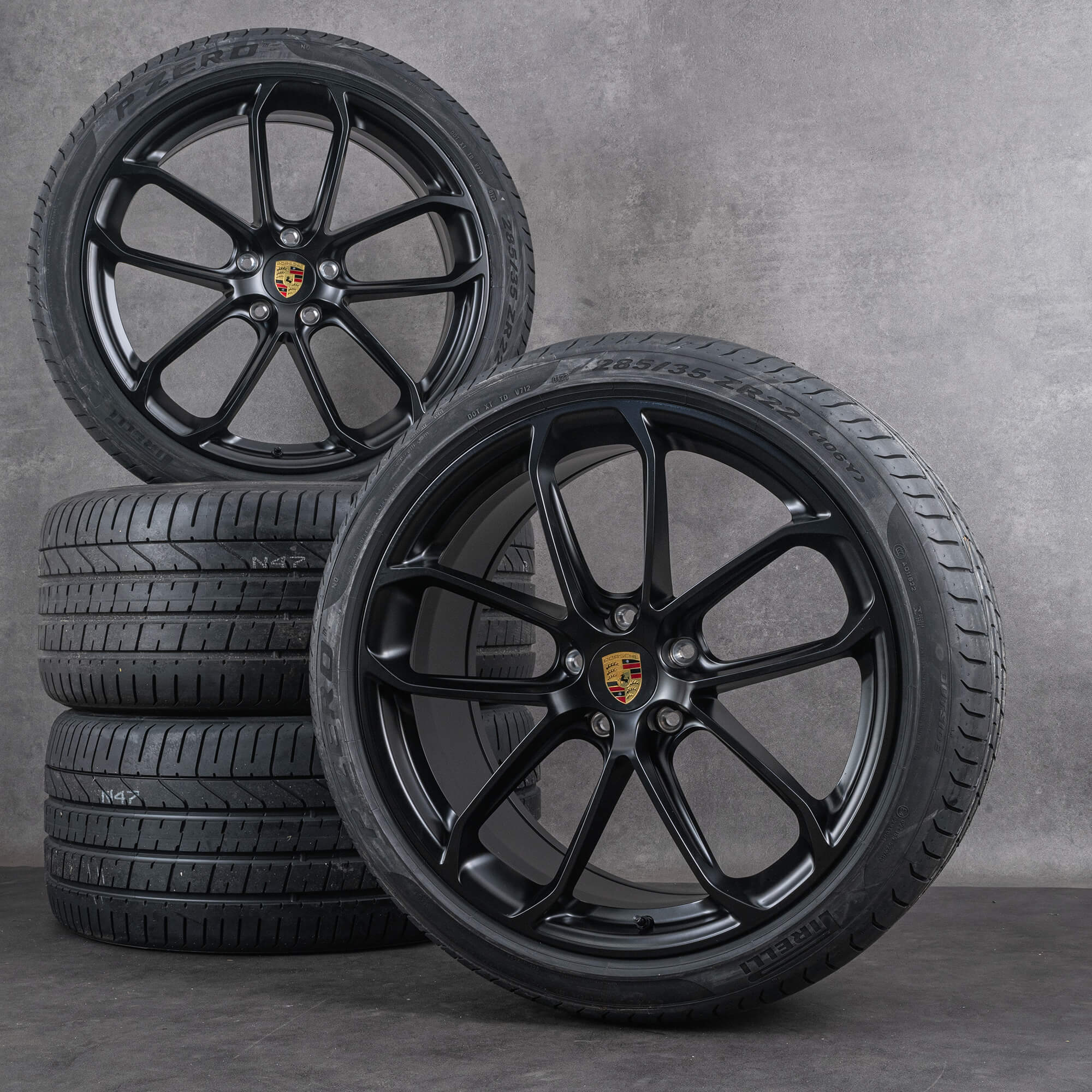 Original Porsche Cayenne 22 inch rims 9YA II GT summer wheels summer ...