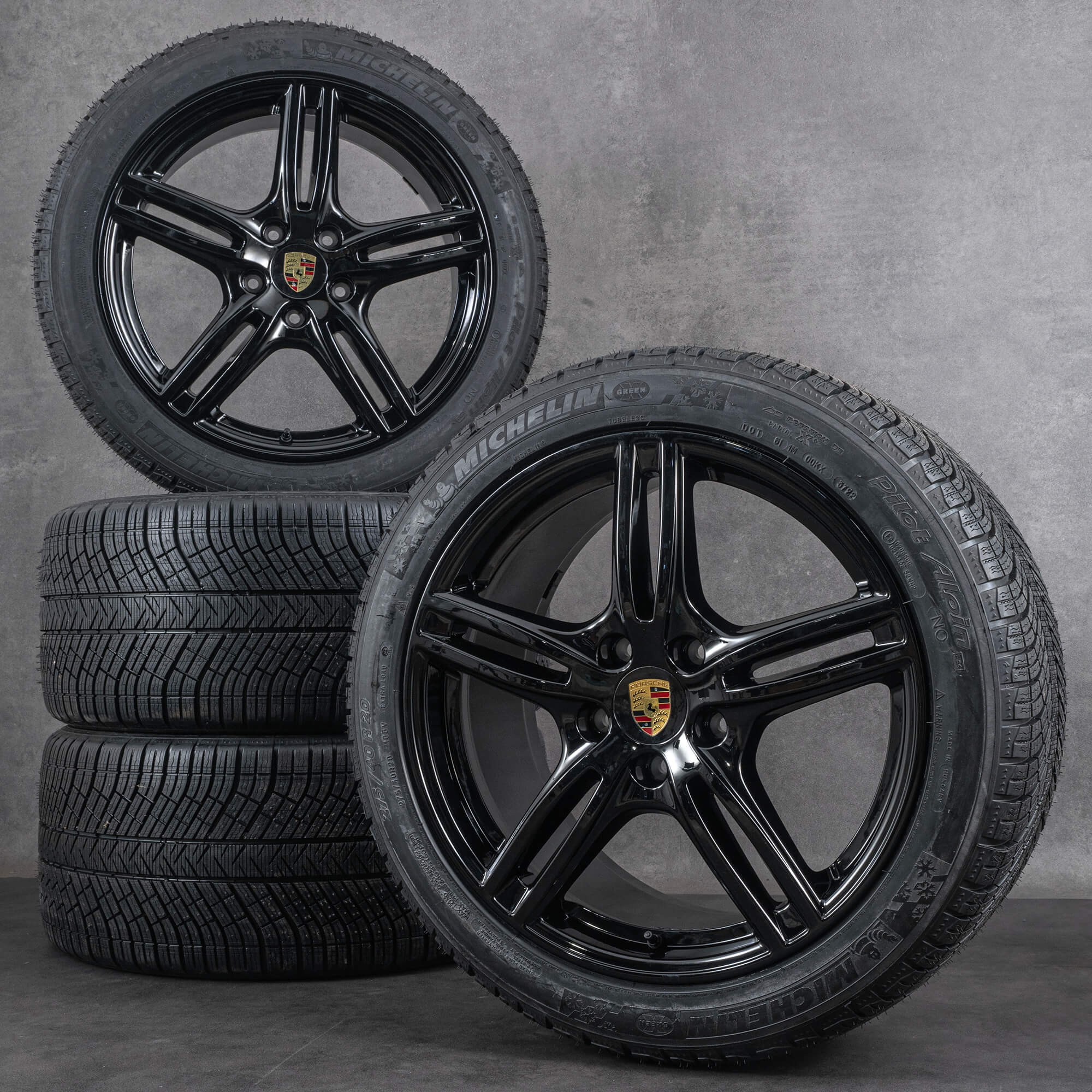 Original Porsche rims Panamera 971 20" inch winter wheels winter tires ...